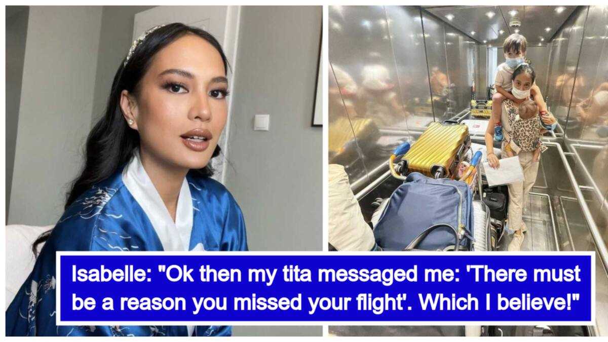 Isabelle Daza, na-miss ang kanyang flight; ibinahagi ang naging ...