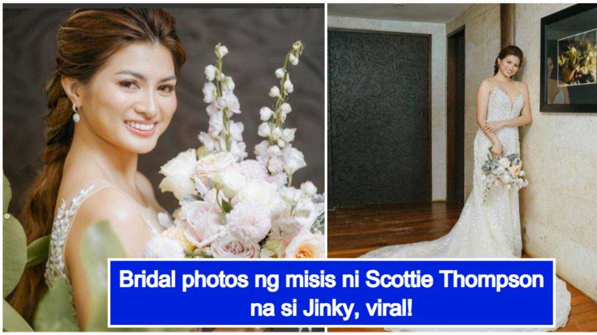 Scottie Thompson’s wife Jinky Serrano’s new bridal photos go viral - KAMI.COM.PH