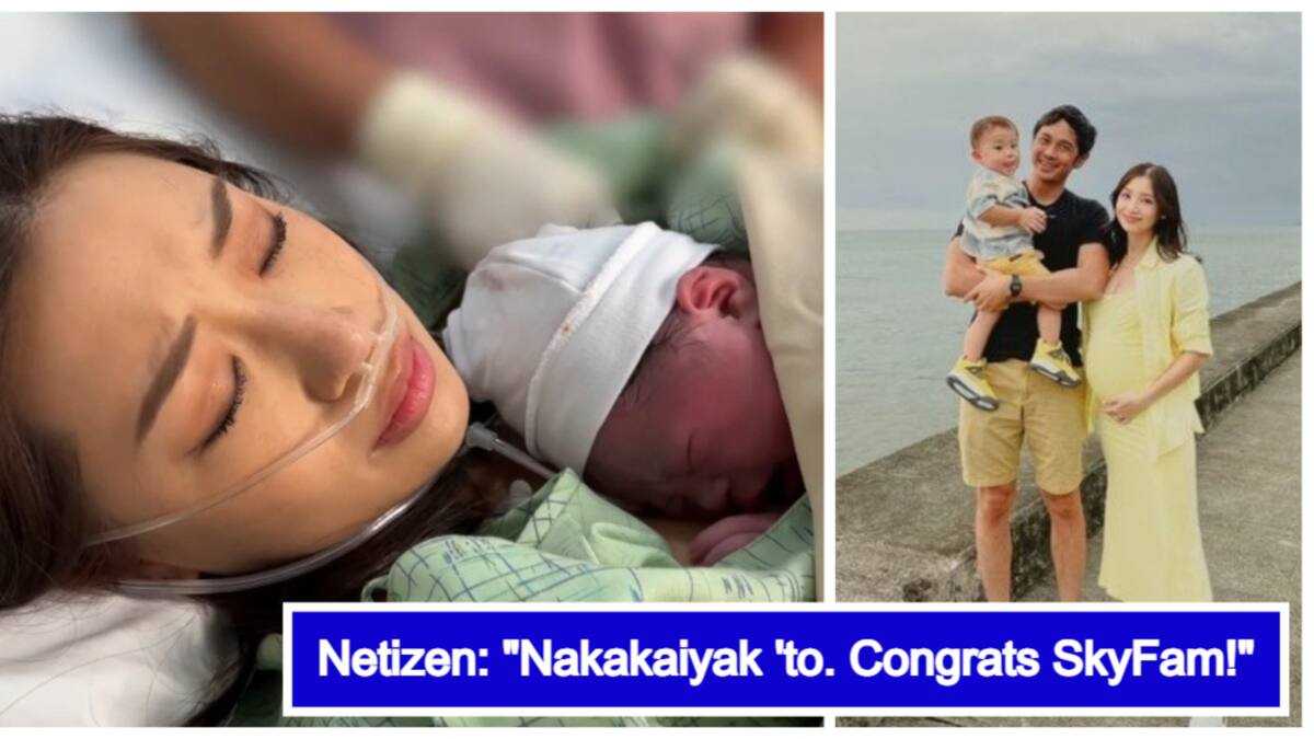 Slater Young, Kryz Uy welcome their second child; posts emotional birth vlog - KAMI.COM.PH