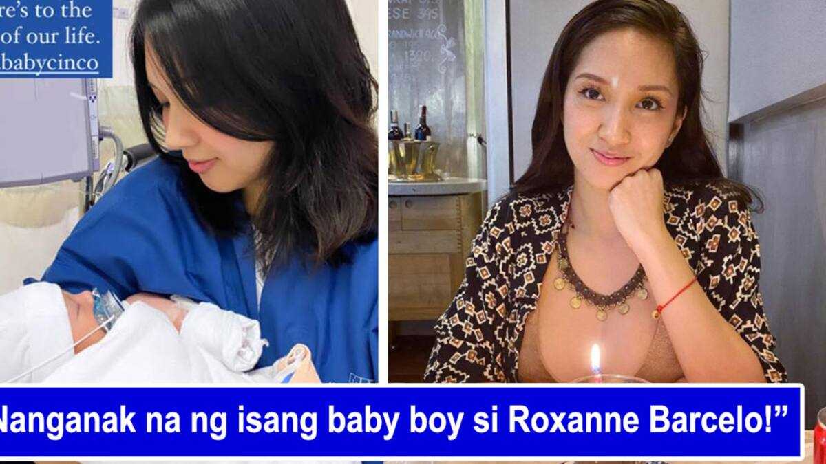 Roxanne Barcelo gives birth to a baby boy; shares lovely photos of her bundle of joy - KAMI.COM.PH