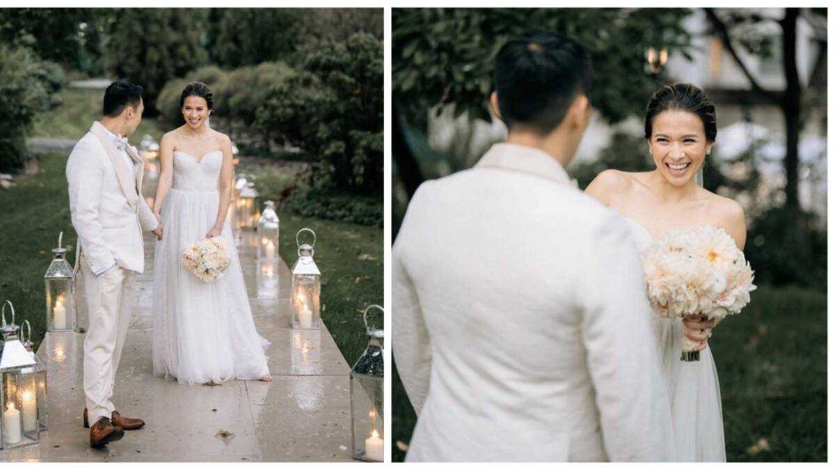 Netizens gush over LJ Reyes-Philip Evangelista's new set of wedding ...