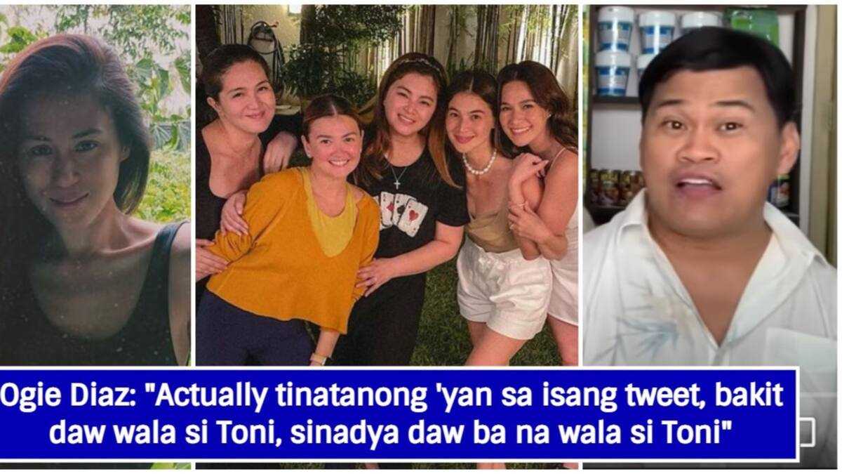 Ogie Diaz, kung bakit wala si Toni G sa grupo nina Angel Locsin; "'Di naman sila sobrang close ...