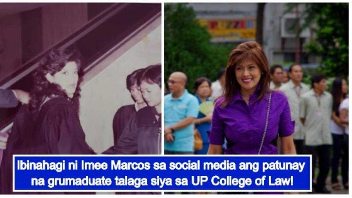 Imee Marcos finally reveals her alleged graduation photos amid ...