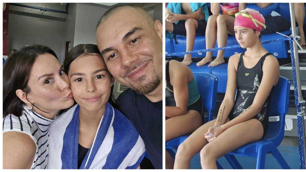 Cheska at Doug Kramer, proud parents sa swimming achievements ni Kendra ...