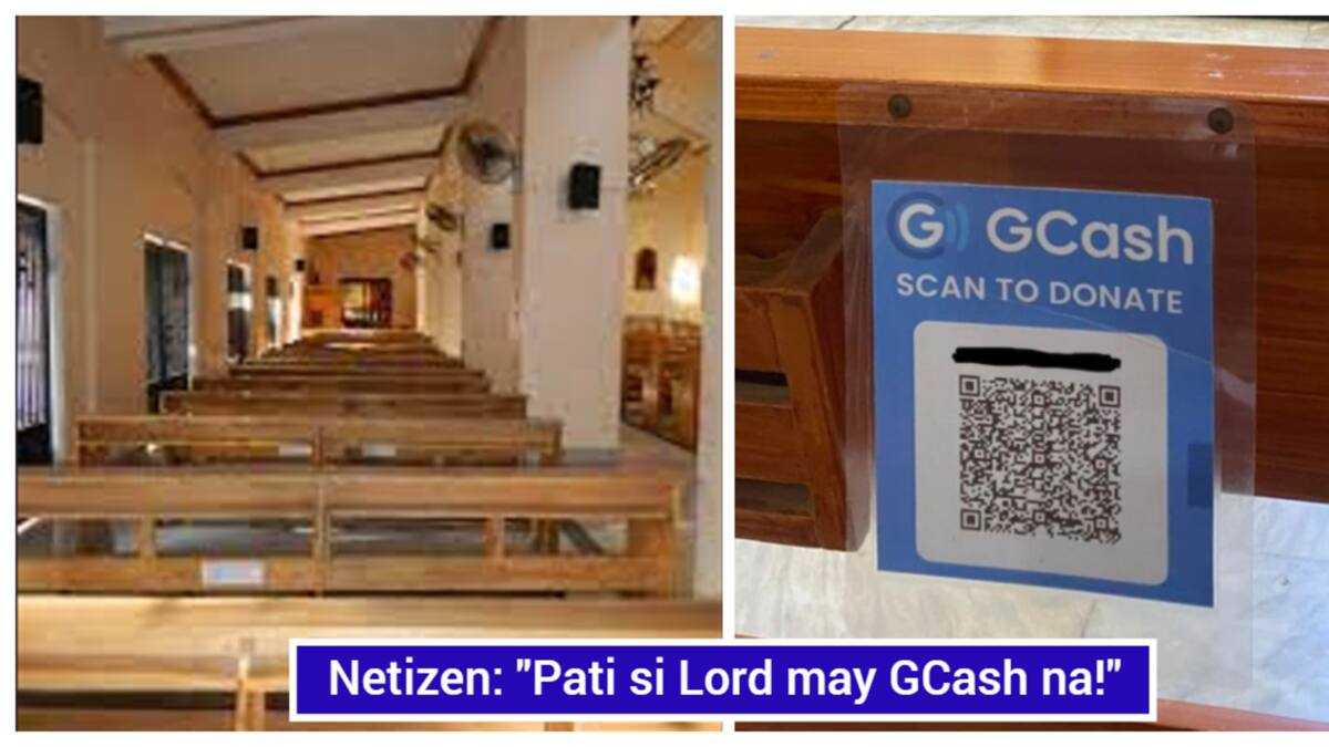 Gcash QR code sa isang simbahan sa Parañaque, kinagiliwan online - KAMI.COM.PH