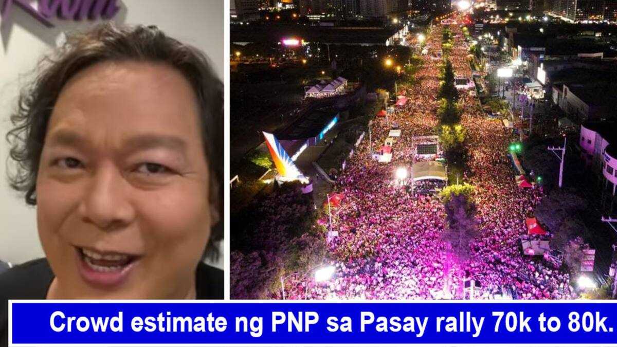 John Lapus, tinawanan ang crowd estimate na 70k to 80k ng PNP na ...