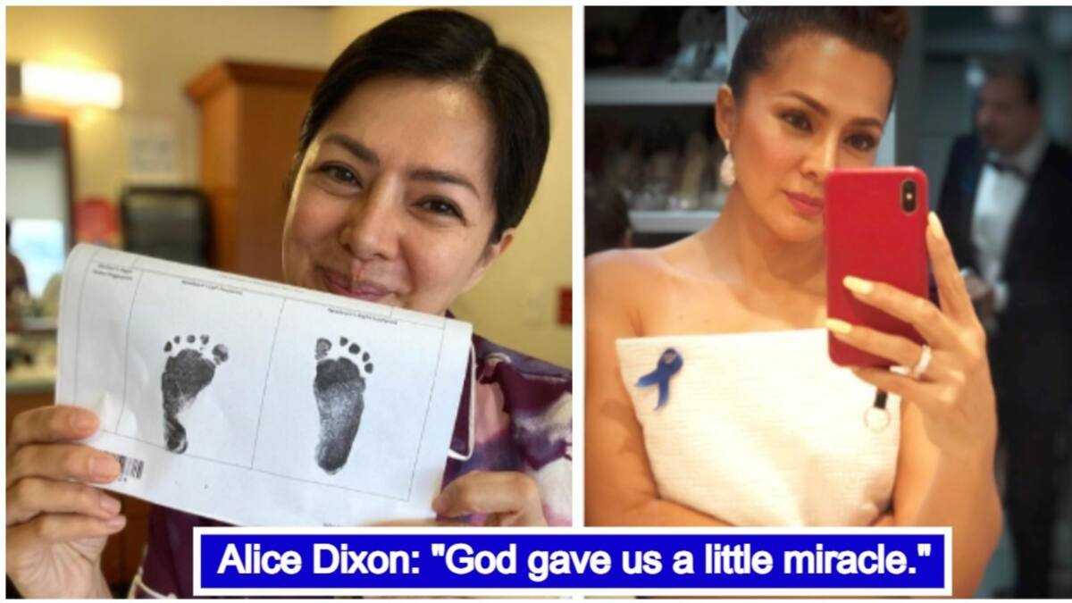 Alice Dixson announced the arrival of her first baby at 51 - KAMI.COM.PH