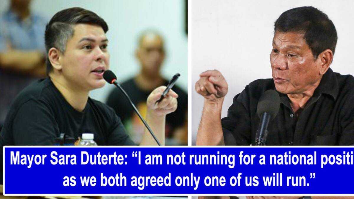 Sara Duterte, sa planong pagtakbo ni Pres. Duterte bilang VP sa darating na halalan: “I am not ...