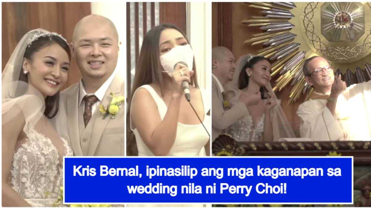 Kris Bernal shares video of her and Perry Choi’s church wedding - KAMI ...