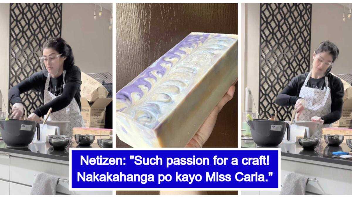 Video of Carla Abellana in "DND mode" while making handmade soap goes ...