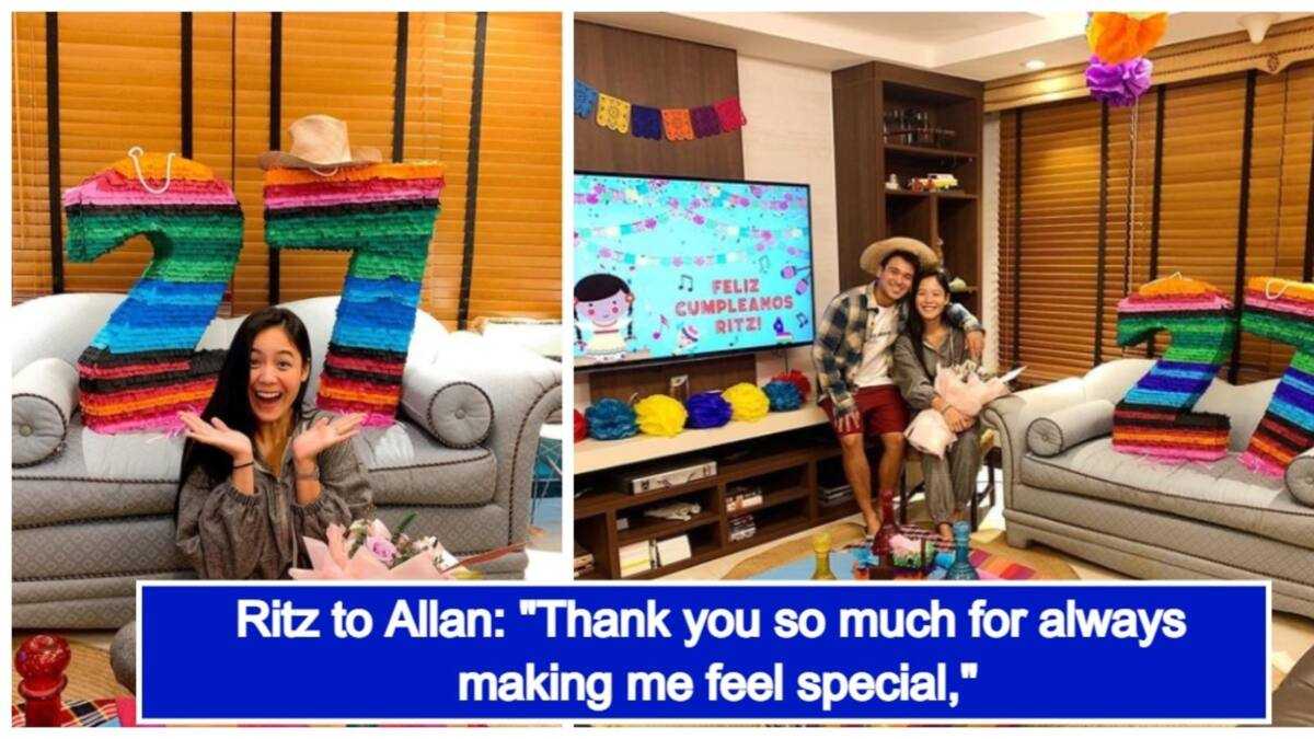 Ritz Azul touched by fiance’s effort for her 27th birthday celebration ...