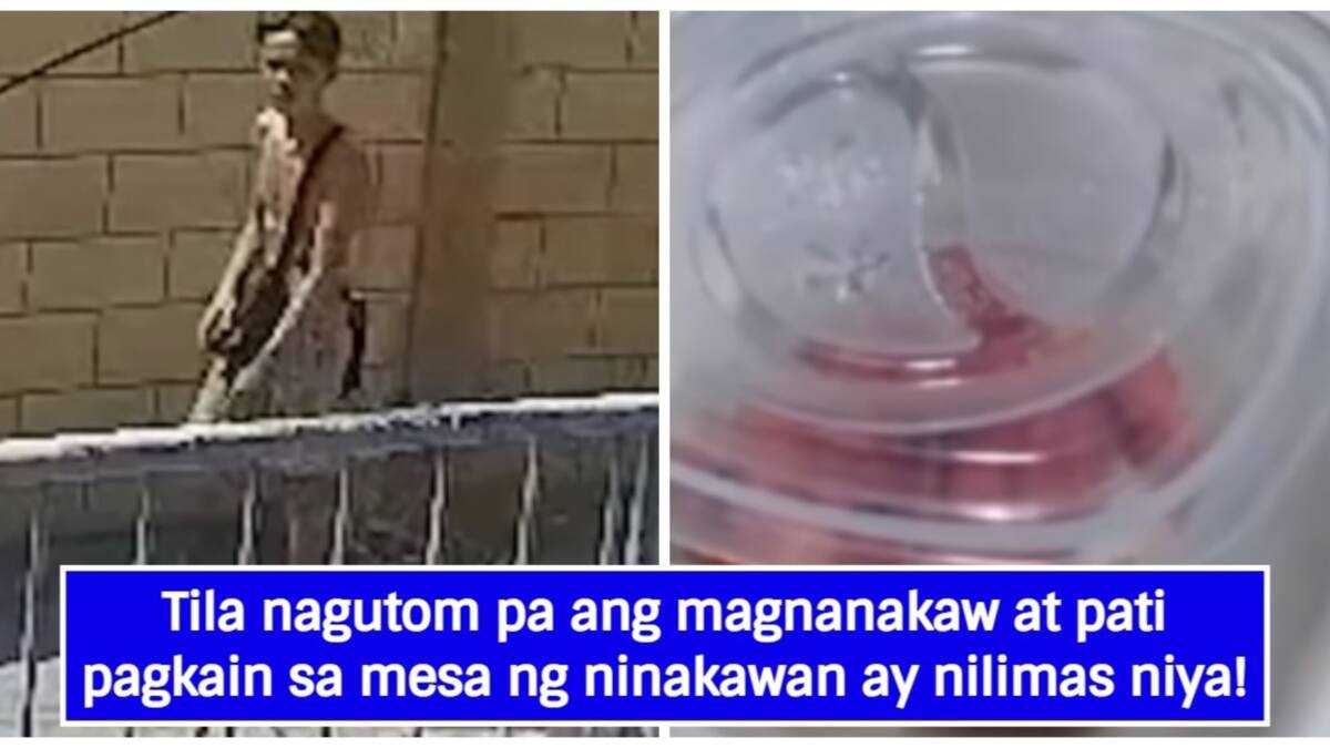 Lalaking nasa Php300,000 ang nanakaw, nakikain pa sa pinasok na bahay ...