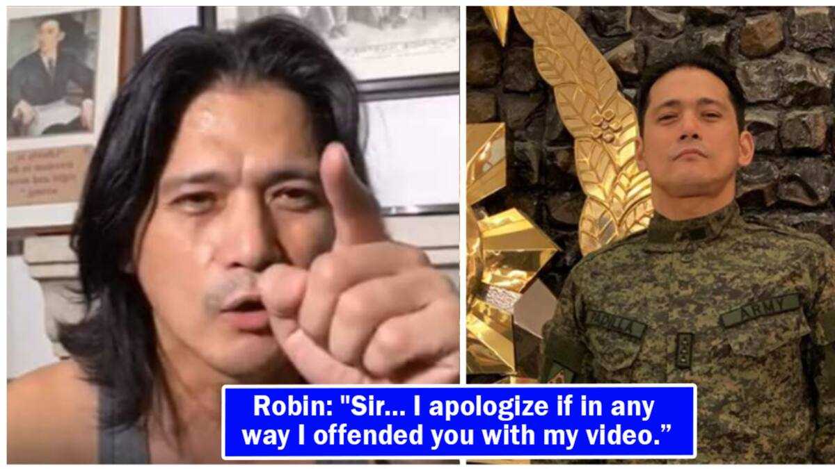 Robin Padilla, nag-sorry sa isang AFP colonel na kumasa sa hamon niya ...