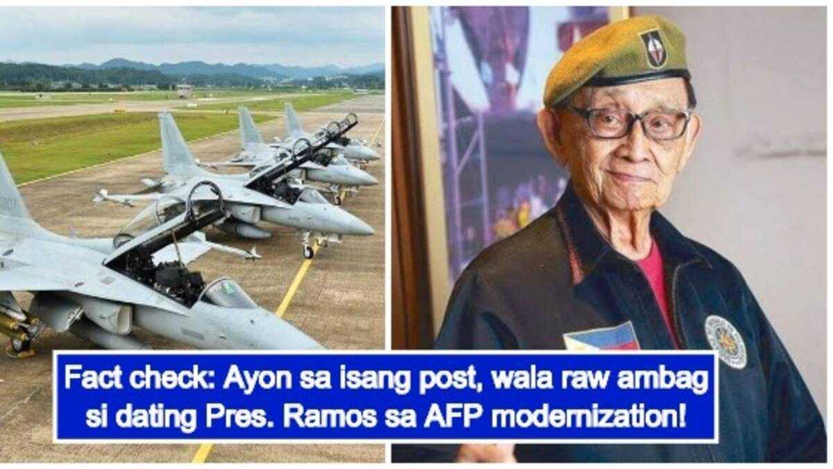 Fact check: Former Pres. Ramos did not purchase any naval vessel for ...