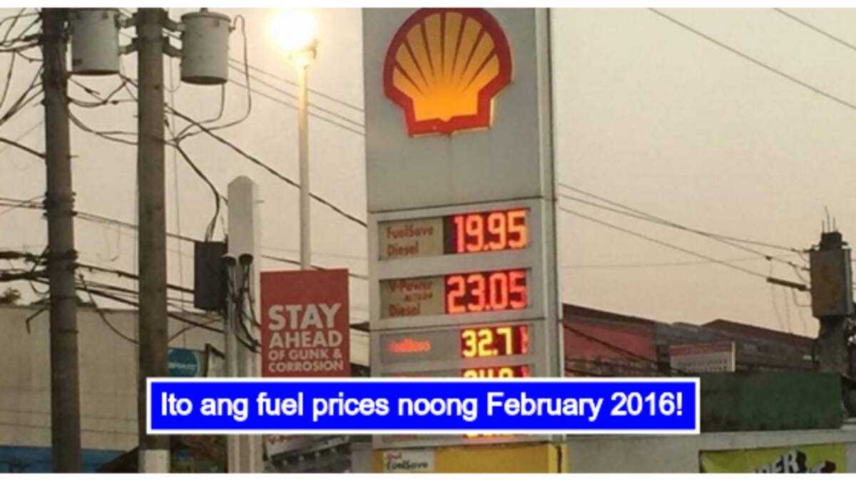 Netizens react towards photo of gas prices in the Philippines back in ...