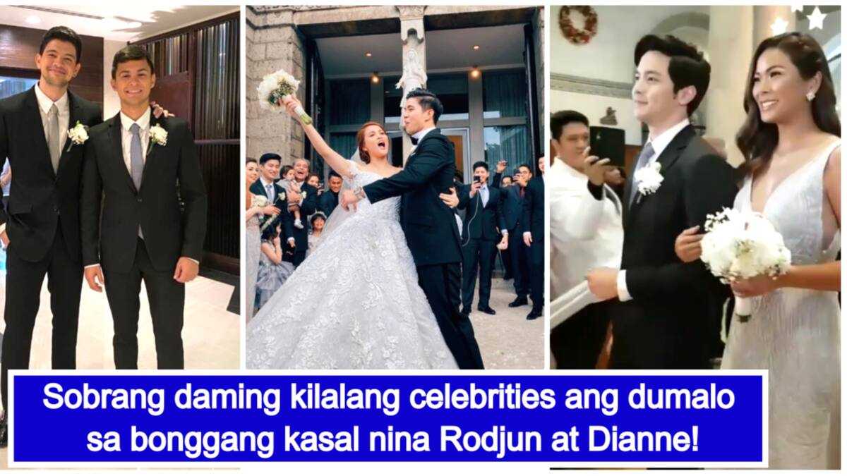 In Photos: Celebrities at Rodjun Cruz and Dianne Medina's grand wedding ...