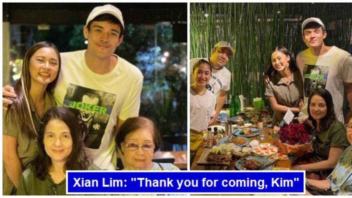 Kim Chiu attends birthday celebration of Xian Lim’s mother Mary Anne ...