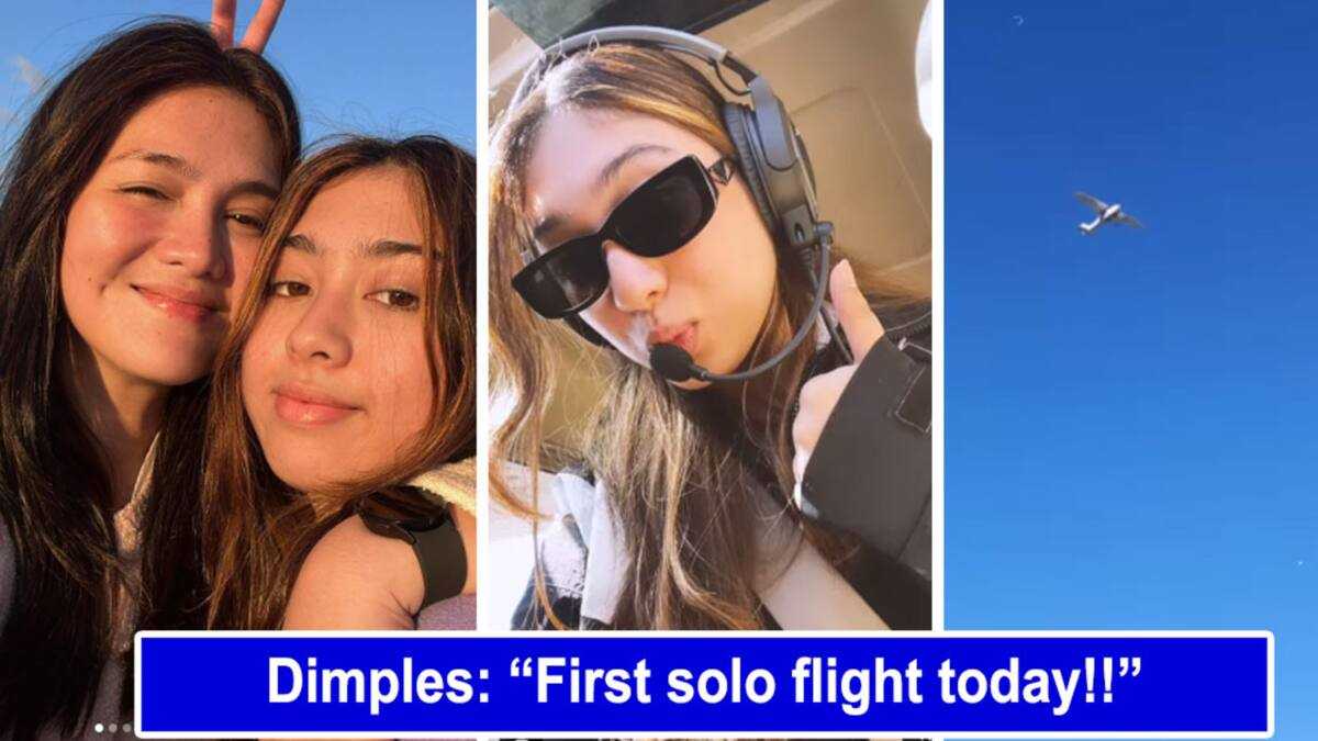 Dimples Romana, sobrang "proud momma" sa first solo flight ni Callie ...