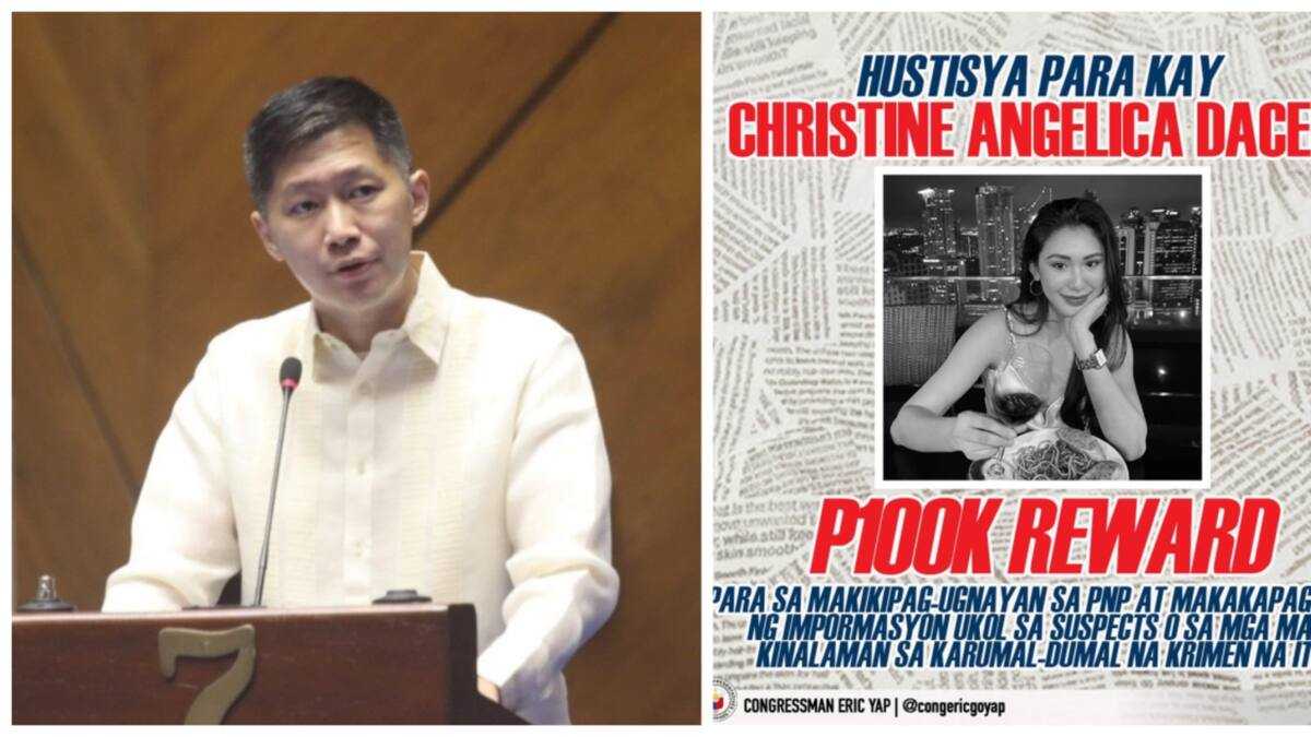 Cong. Eric Go Yap offers 100k to help capture Dacera case suspects - KAMI.COM.PH