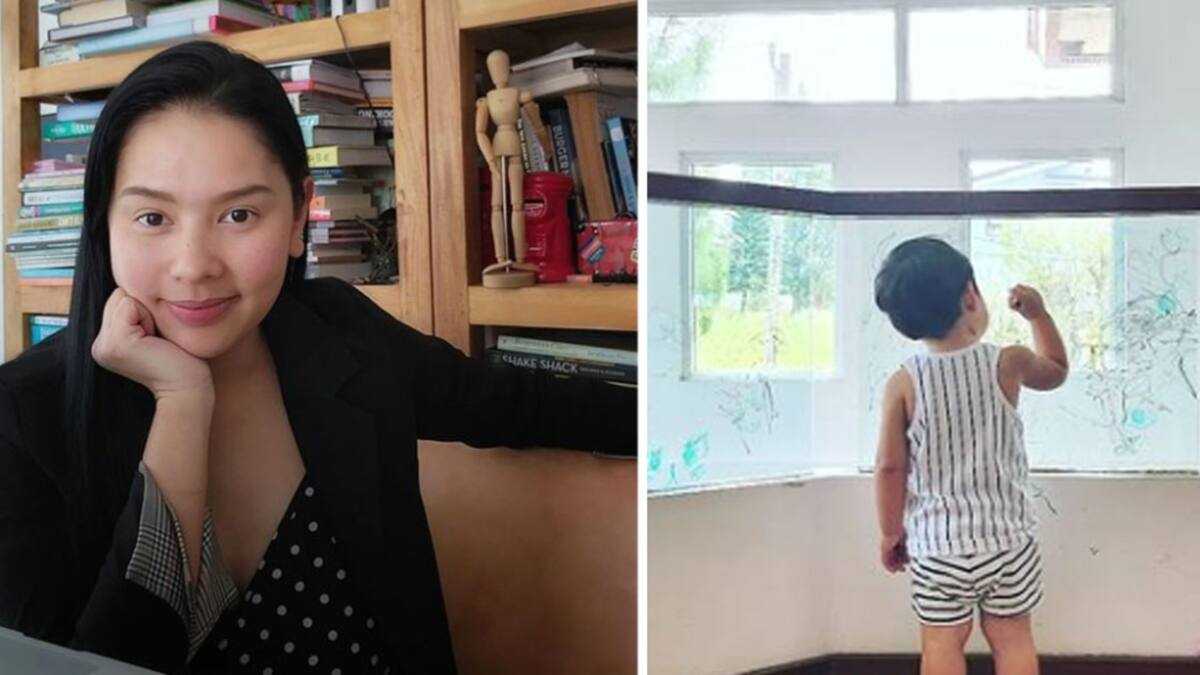 Neri Miranda, nawindang sa pag-drawing ni Cash sa kanilang bahay: "Ano ...