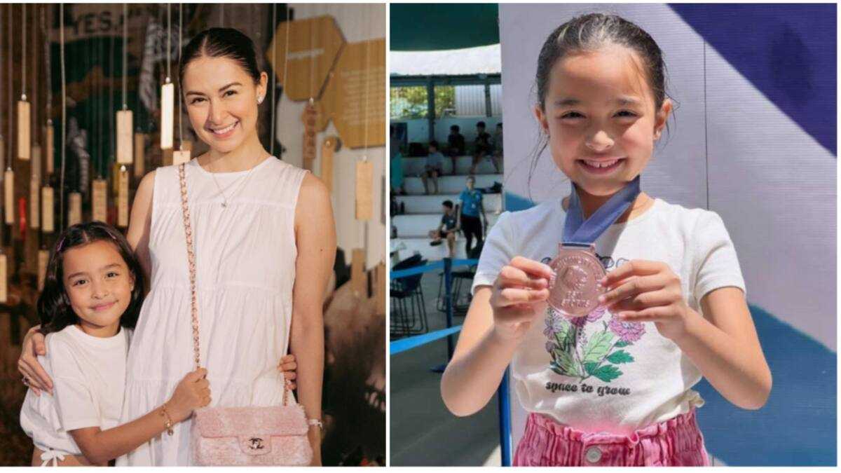 Zia Dantes wins medal for swimming; Marian Rivera: “So proud of you ...