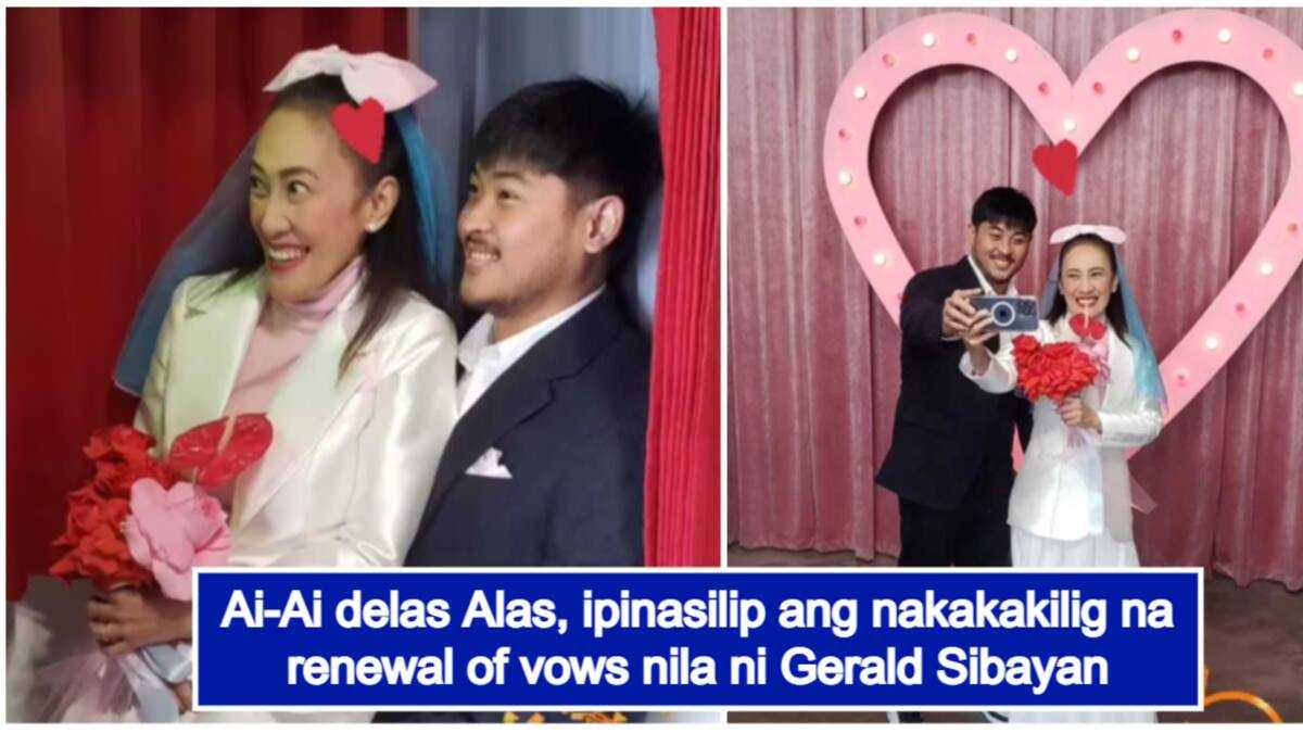 Ai-Ai delas Alas shares snaps of her, Gerald Sibayan’s renewal of ...