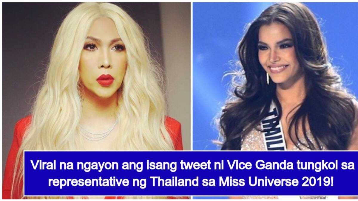 Miss Universe fever: Vice Ganda has a viral tweet about Miss Thailand - KAMI.COM.PH
