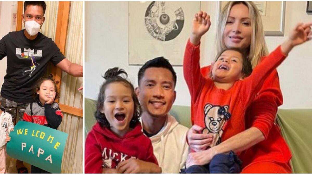 James Yap reunites with partner & kids in Italy after months of being ...