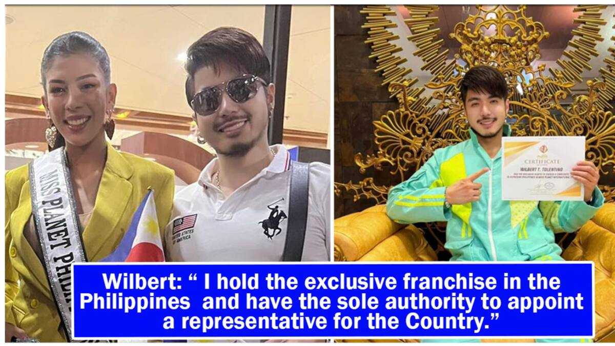 Wilbert Tolentino, umalma sa umano'y unauthorized appointment ng Miss Planet PH - KAMI.COM.PH
