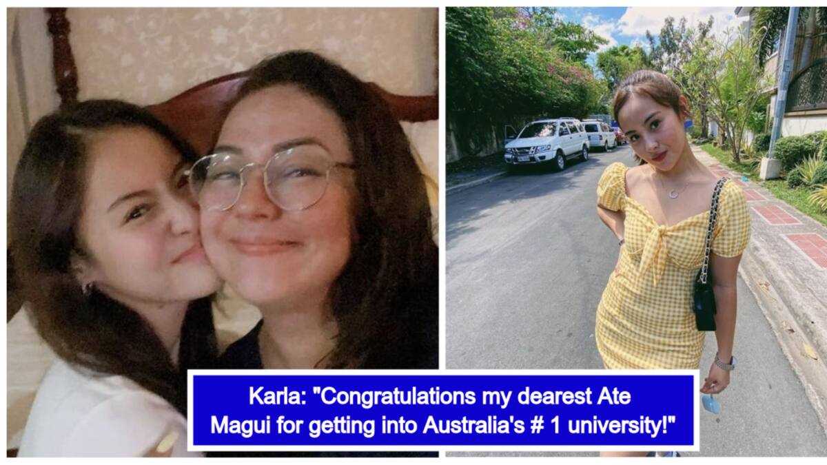 Karla Estrada congratulates daughter Magui for getting into university ...