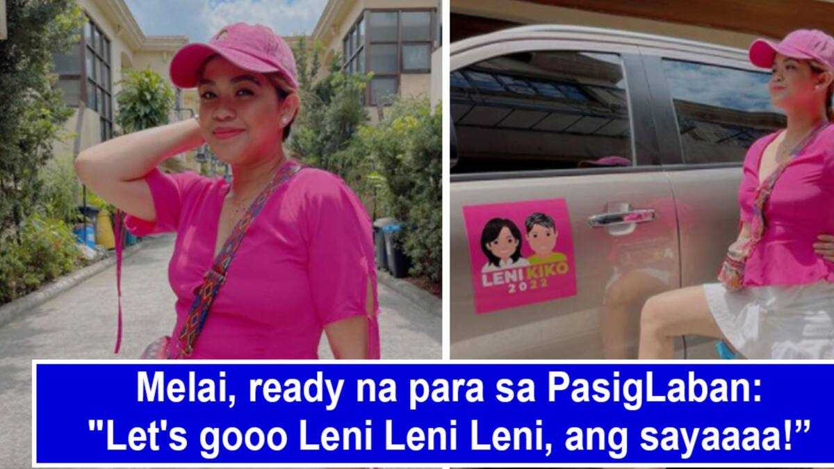 Melai Cantiveros, ready na para sa Pasig rally: "Let's go Leni, ang ...