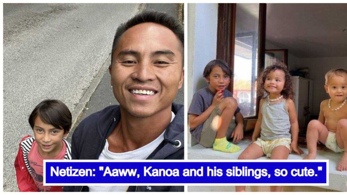 Philmar Alipayo posts cute photo of Kanoa hanging out with Lilo and Koa - KAMI.COM.PH