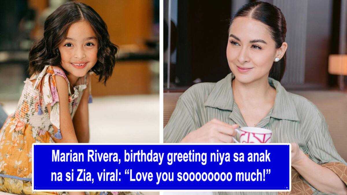 Marian Rivera, birthday greeting niya sa anak na si Zia, viral: “Love you soooooooo much” - KAMI ...