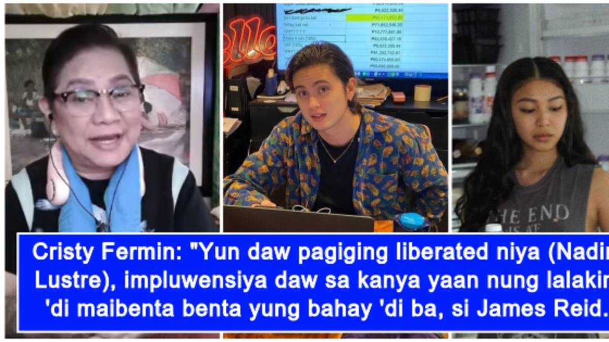 Cristy Fermin calls James Reid "lalaking di maibenta benta yung bahay" while commenting on ...