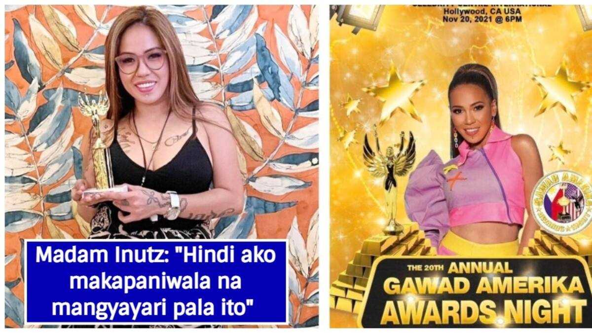 Madam Inutz, wagi sa Gawad Amerika bilang 2021 Outstanding Social Media ...