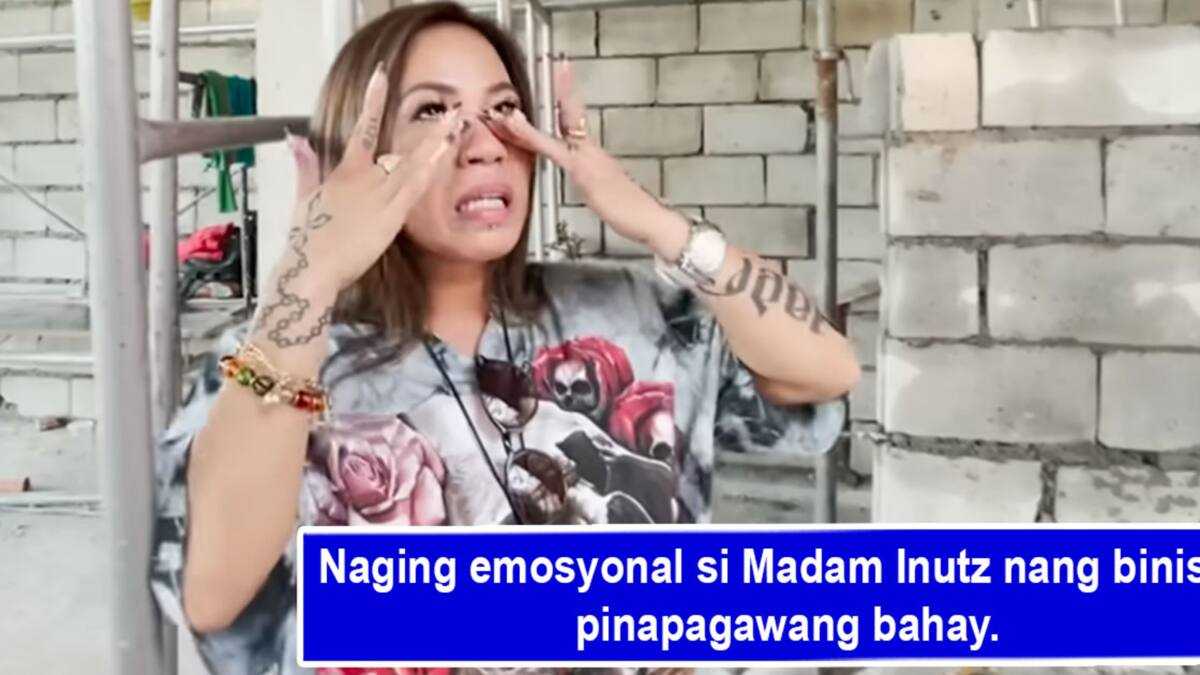 Madam Inutz, naging emosyonal habang binibisita pinapagawang bahay ...