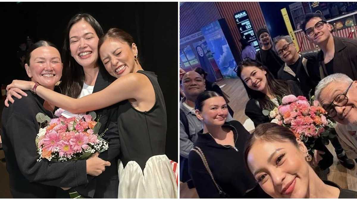 Kim Chiu and Angelica Panganiban hold block screening for Bela Padilla ...