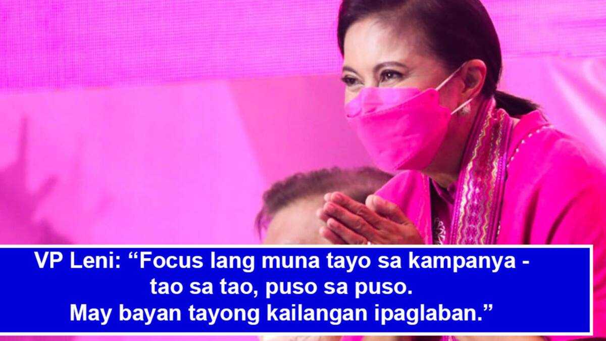VP Leni Robredo, nakiusap 'wag magpatalo sa emosyon: "20 campaign days ...