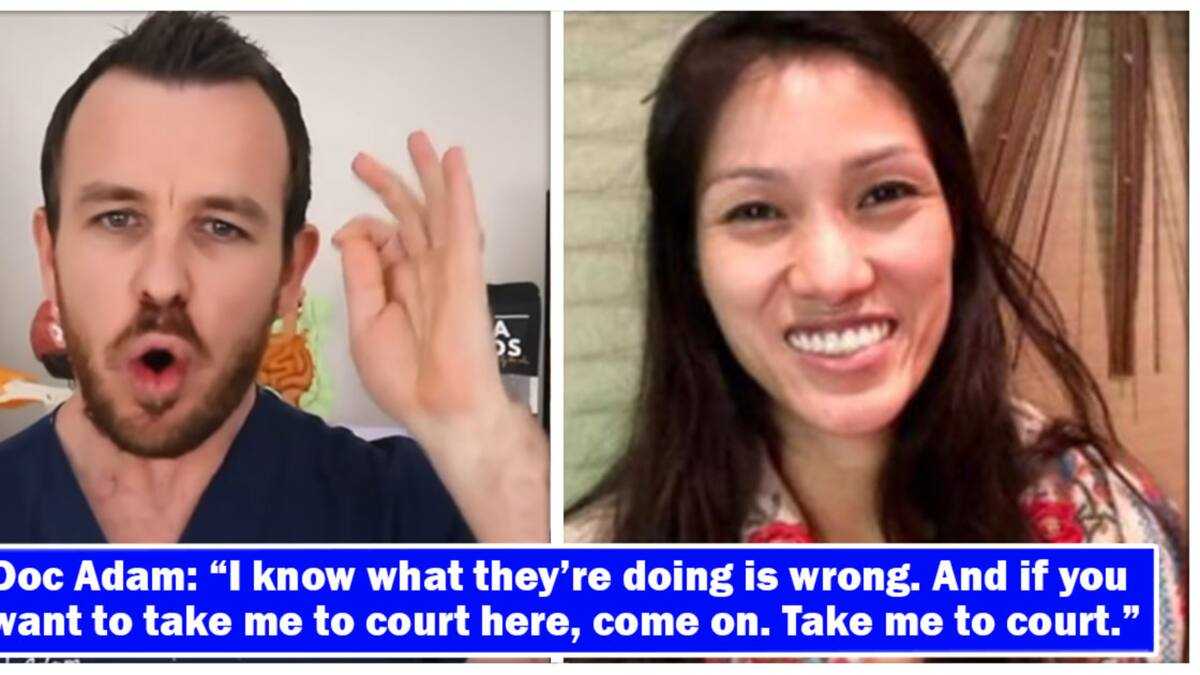 Doc Adam Smith, umalma sa reklamo ni Dr. Farrah Agustin-Bunch sa kanya ...