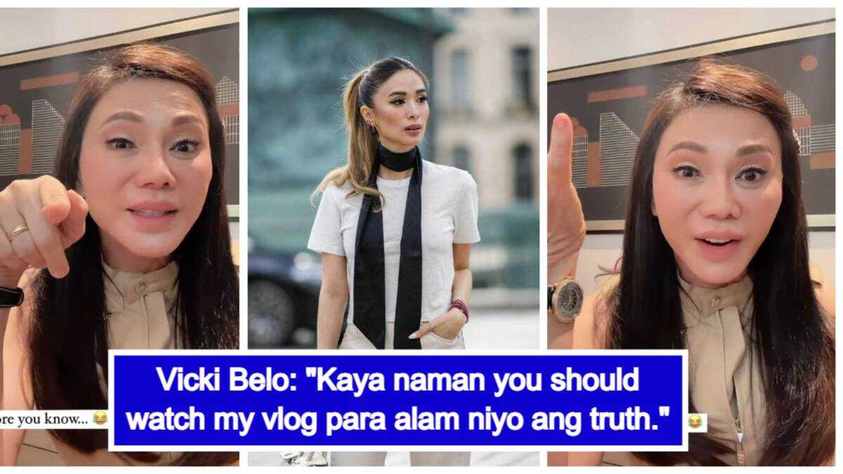 Vicki Belo, klinaro ang umano'y snub issue kay Heart Evangelista sa viral video - KAMI.COM.PH