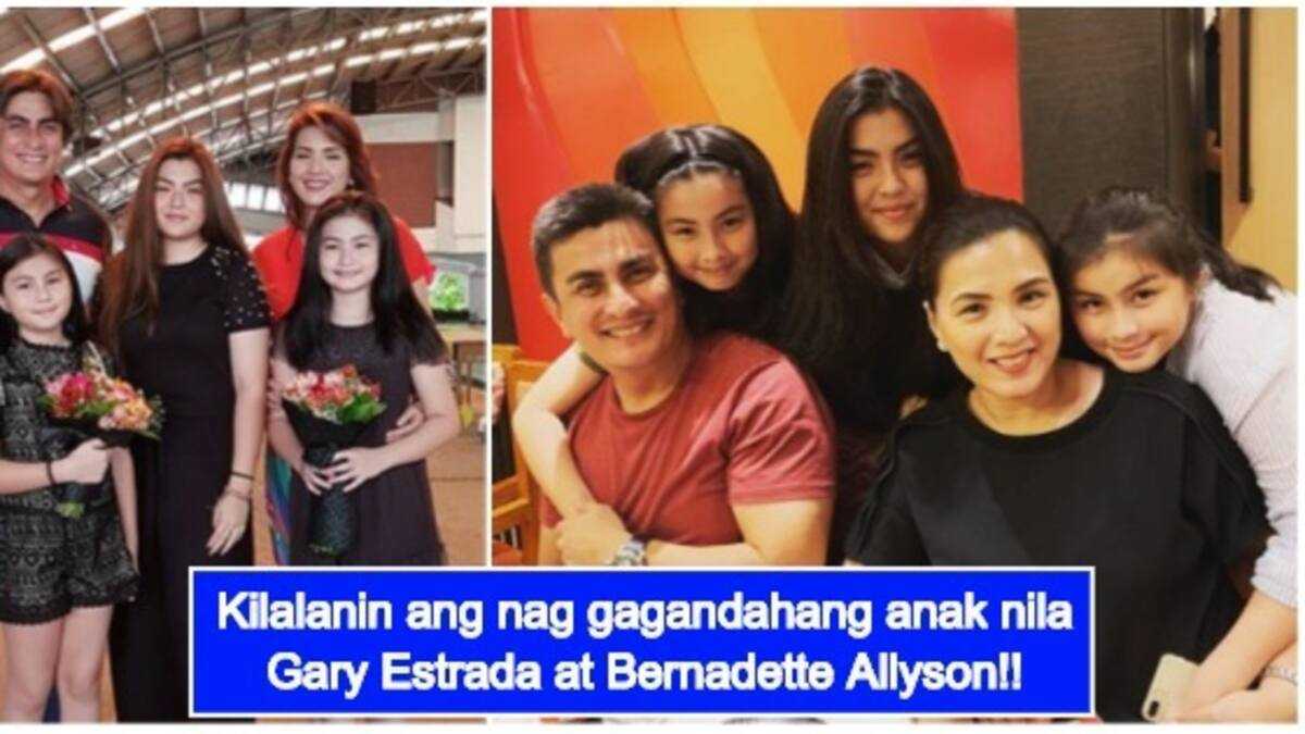 Meet Gary Estrada and Bernadette Allyson's lovely daughters - KAMI.COM.PH