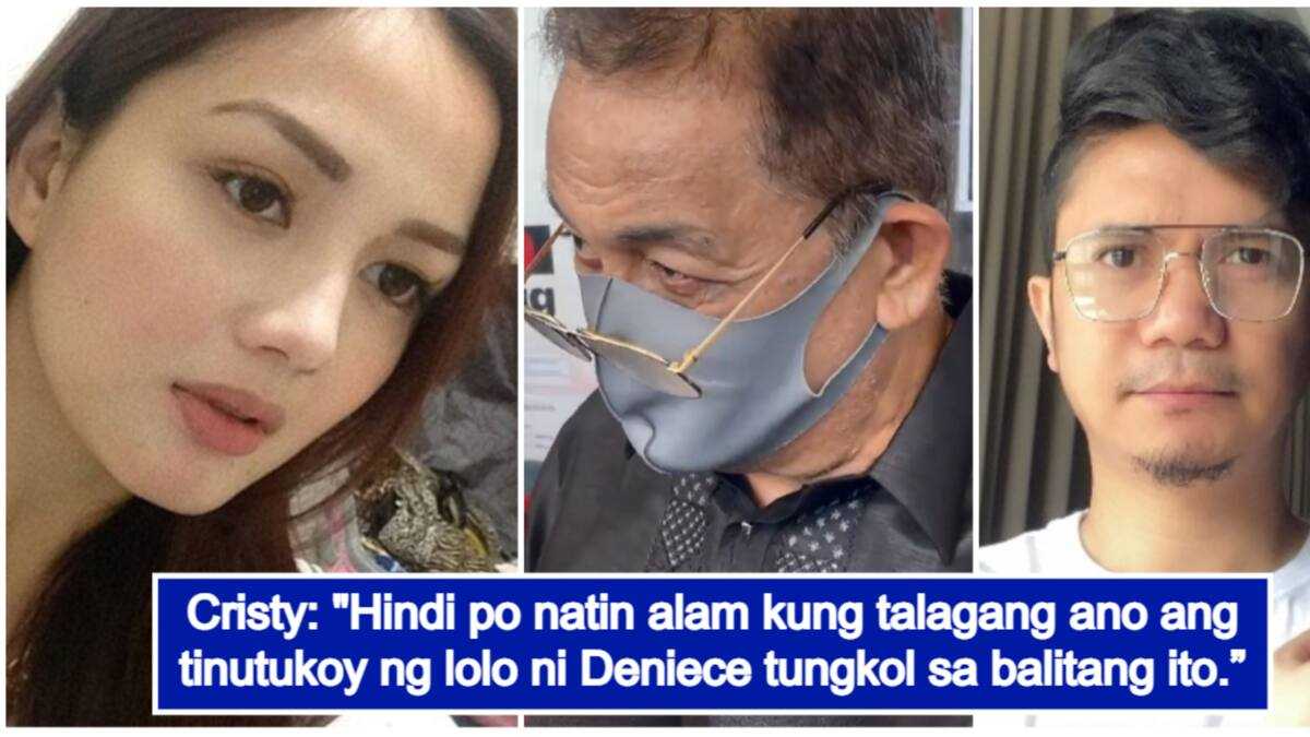 Dahil sa pahayag ng lolo ni Deniece Cornejo, nagsanga-sanga umano pag-iisip ng publiko sabi ni ...
