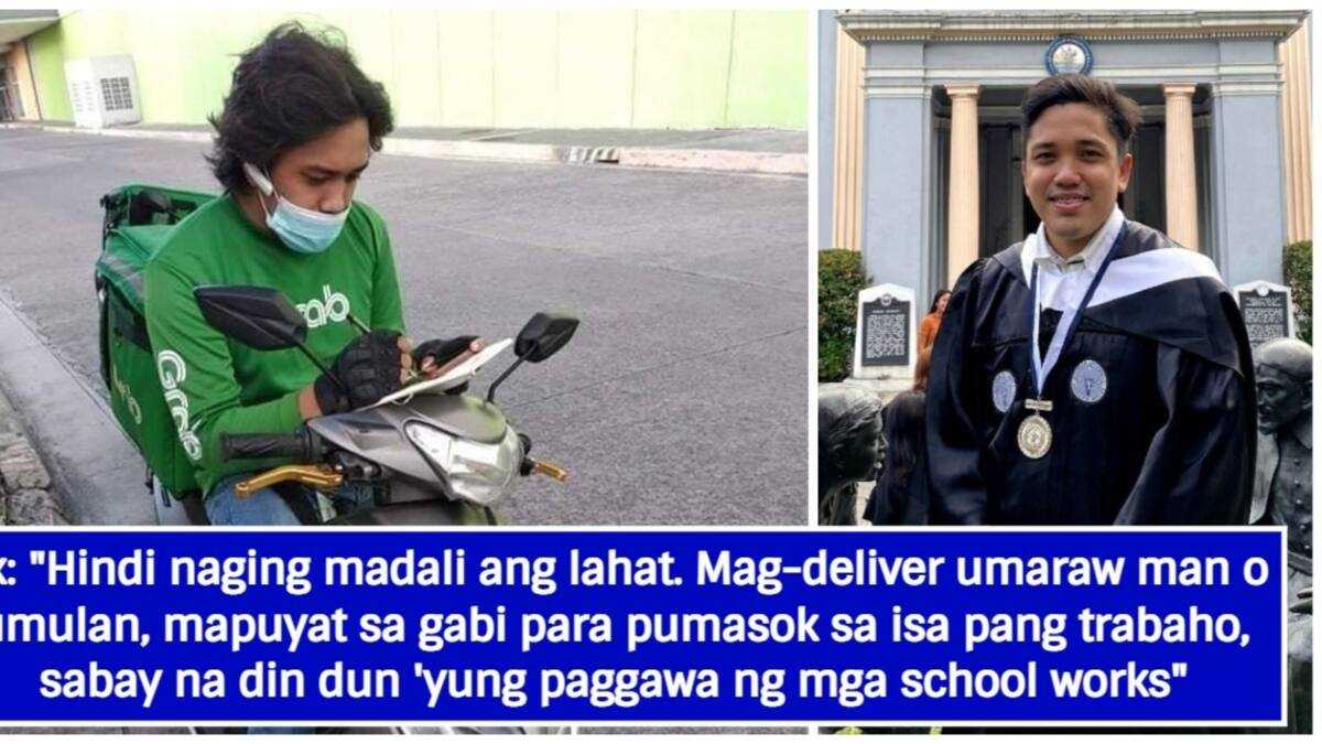 Viral delivery rider noong 2020, nagtapos na ngayon bilang magna cùm ...