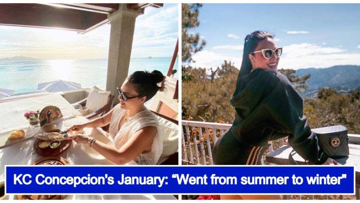 KC Concepcion now in cold Baguio after enjoying Palawan beaches - KAMI ...