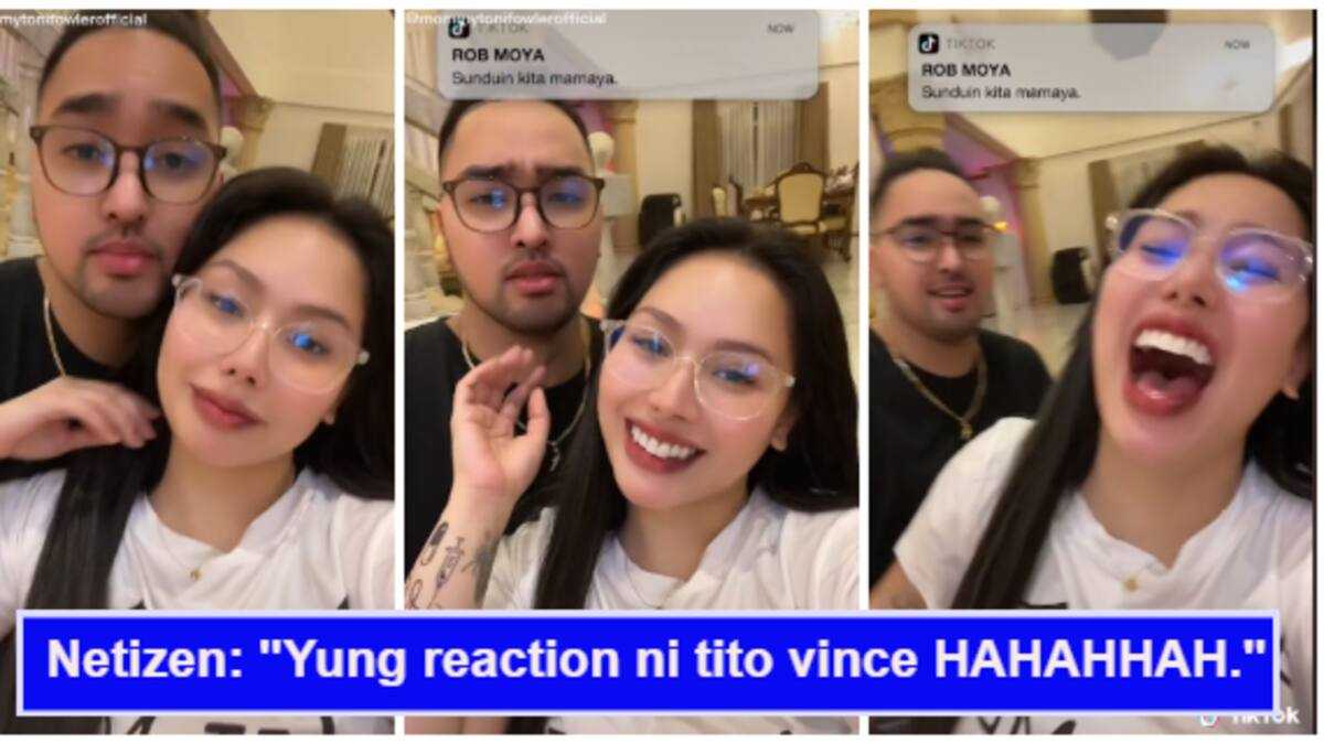 Reaksyon ni Vince Flores sa kunwaring text ni Rob Moya kay Toni Fowler, kinagiliwan ng netizens ...