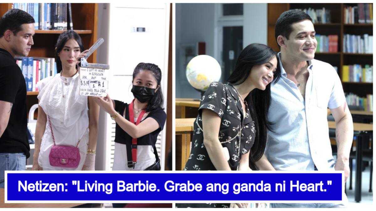 Behind-the-scene photos ng bagong teleserye ni Heart Evangelista, viral ...
