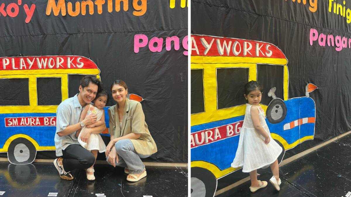 Glimpses of Carlo Aquino, Trina Candaza's daughter Enola Mithi's moving ...
