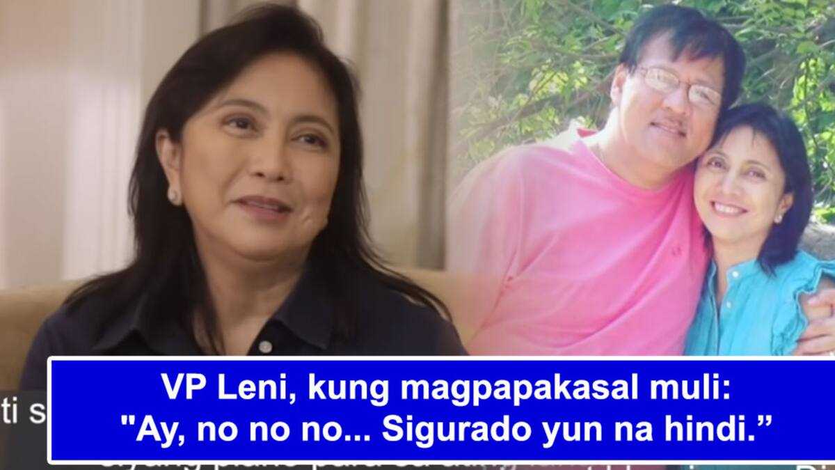 VP Leni Robredo, hindi na muling magpapakasal: VP Leni Robredo, hindi na muling magpapakasal: