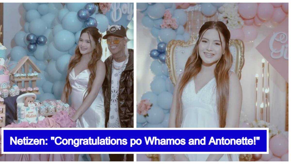 Video of Whamos Cruz, Antonette Gail's gender reveal for baby Meteor ...
