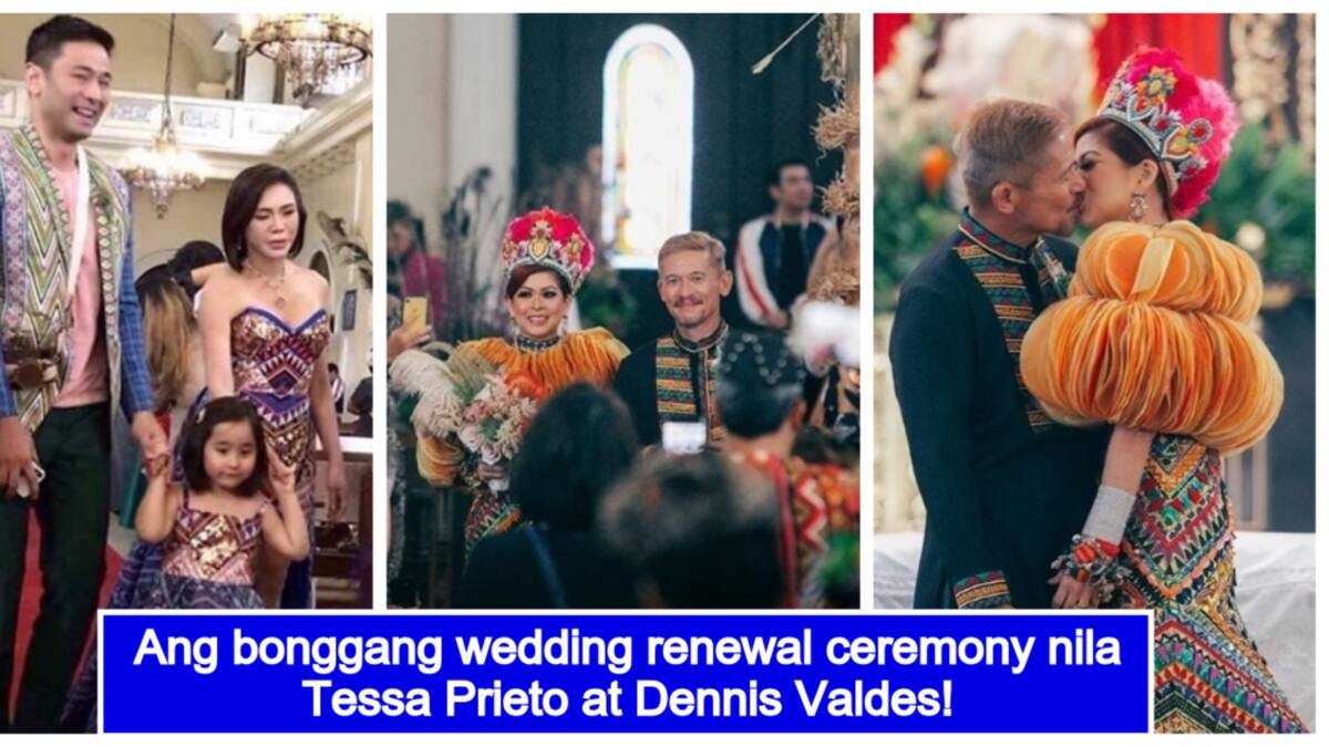 Tessa Prieto & Dennis Valdes’ unique & luxurious wedding renewal ...